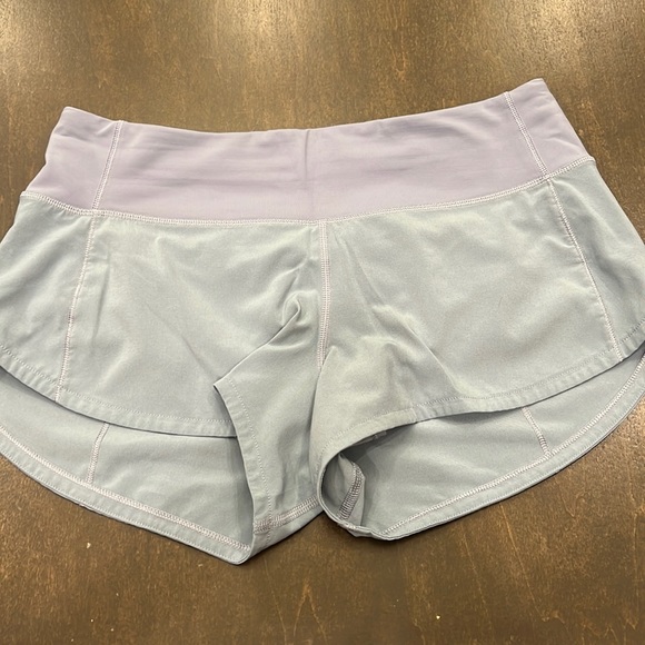 lululemon athletica | Shorts | Lulu Low Rise Speed Up Short Blue | Poshmark